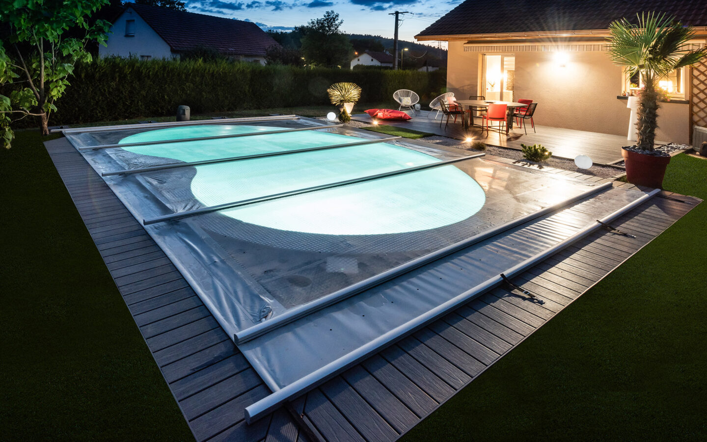 Piscine couverte : Optez pour une piscine avec couverture | Piscines ...