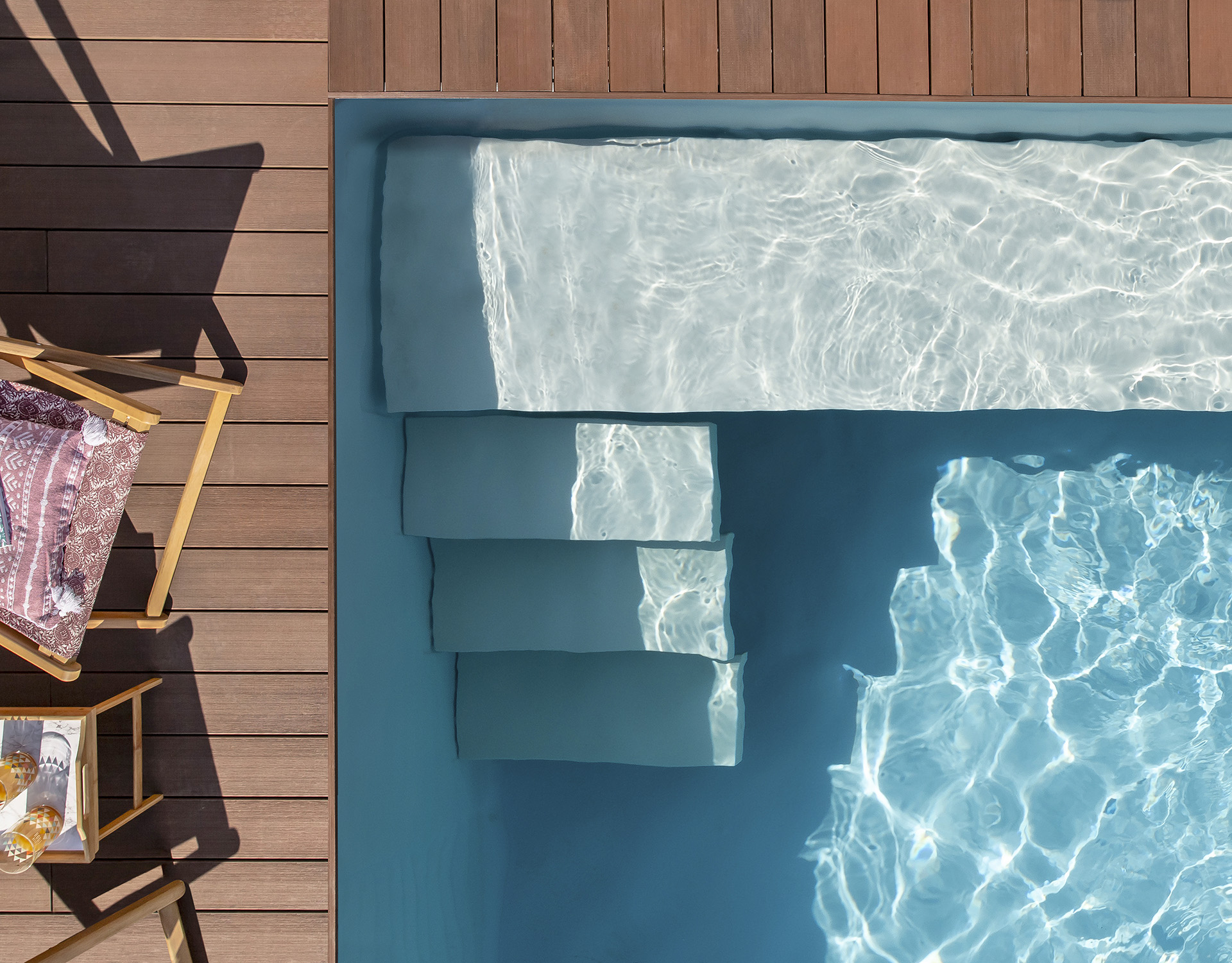 Pooltrappan Piano: elegant och praktisk | Pooler Waterair